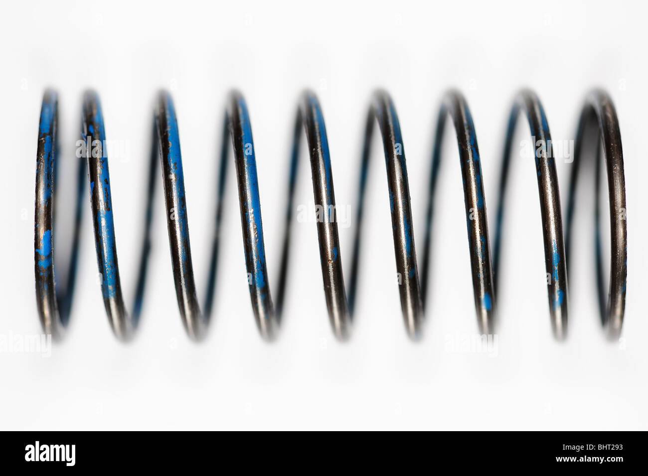 Coiled metal spring hi-res stock photography and images - Alamy