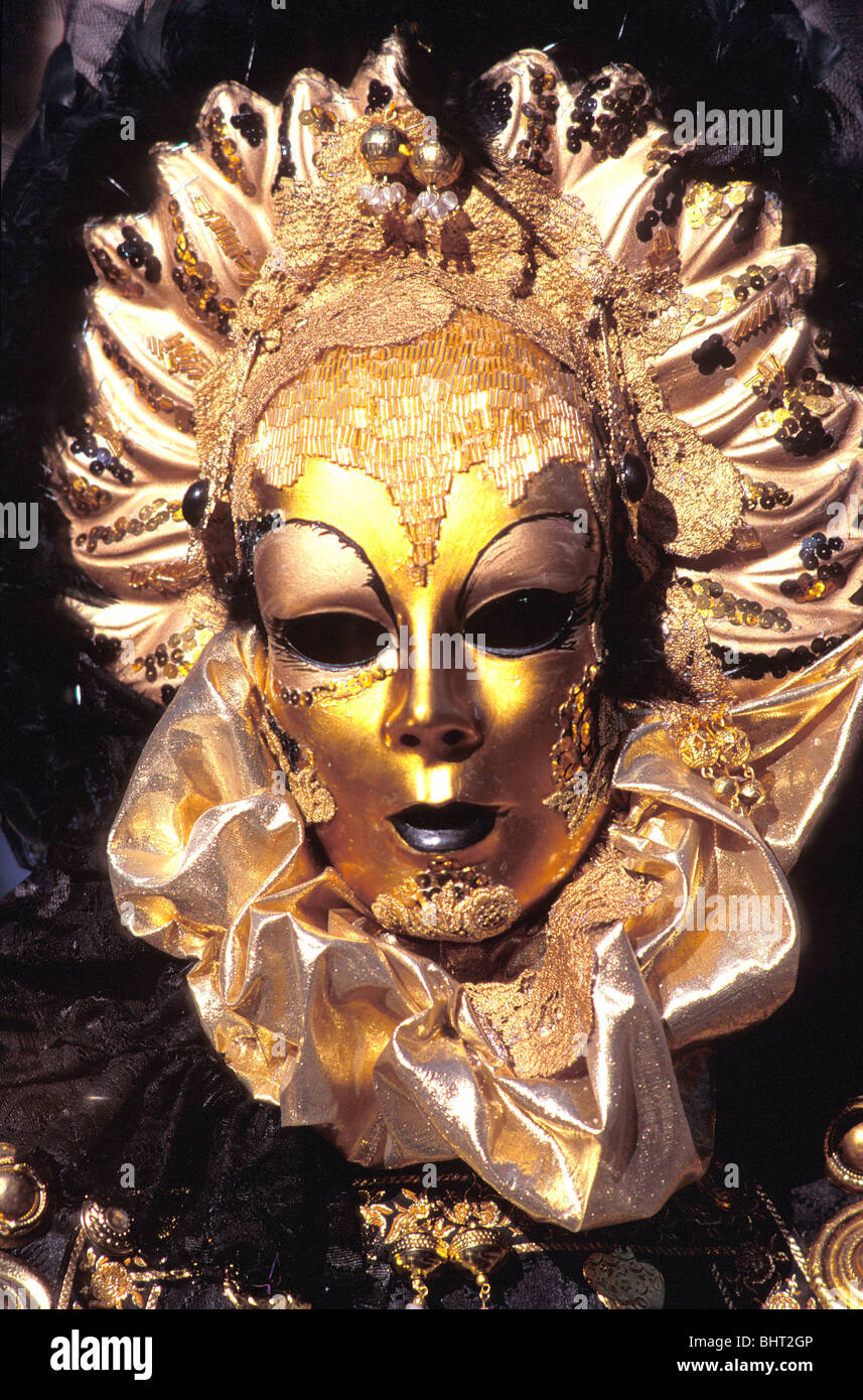 Masquerade golden sun mask hi-res stock photography and images - Alamy