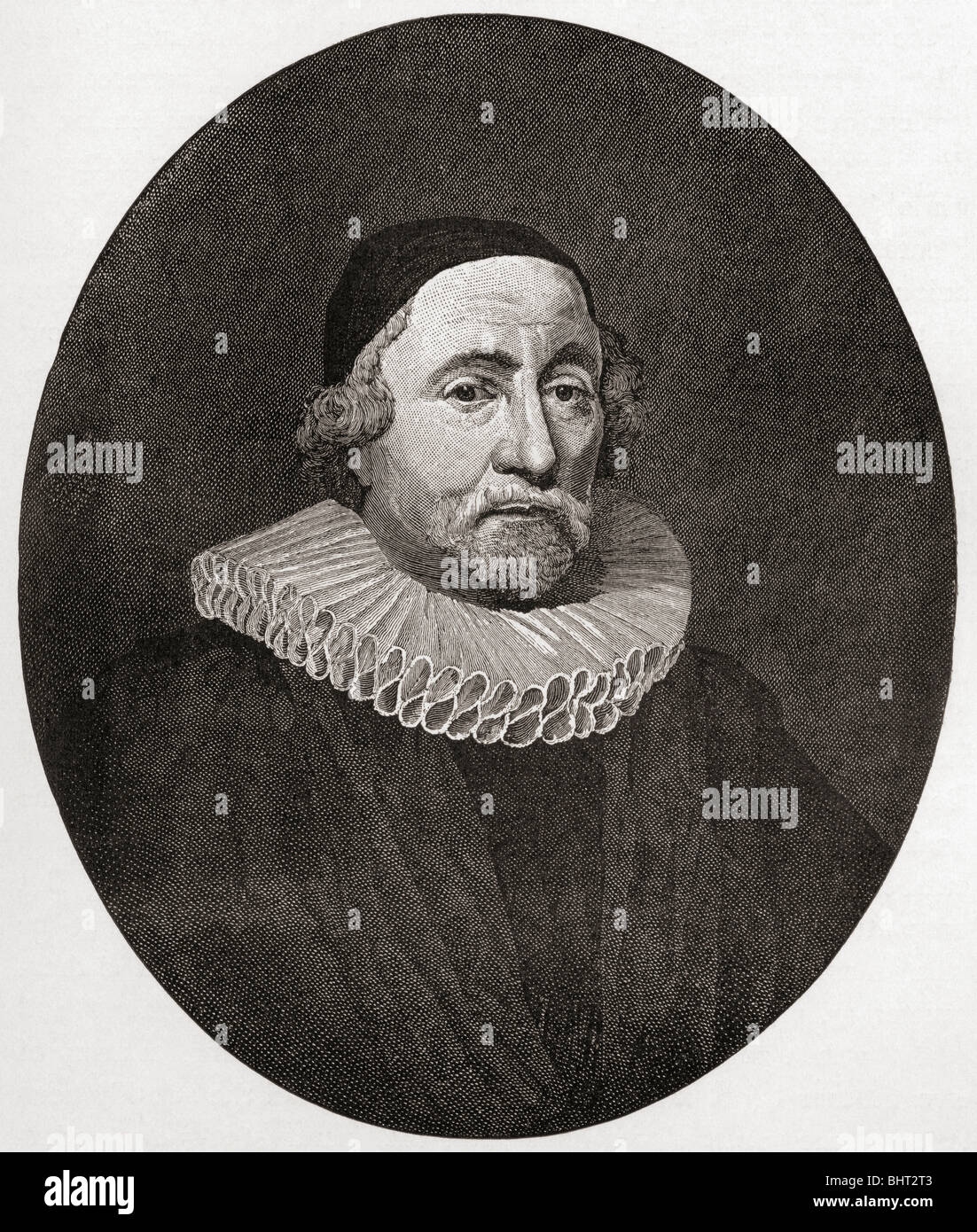 James Ussher or Usher, 1581 to 1656. Church of Ireland Archbishop of ...