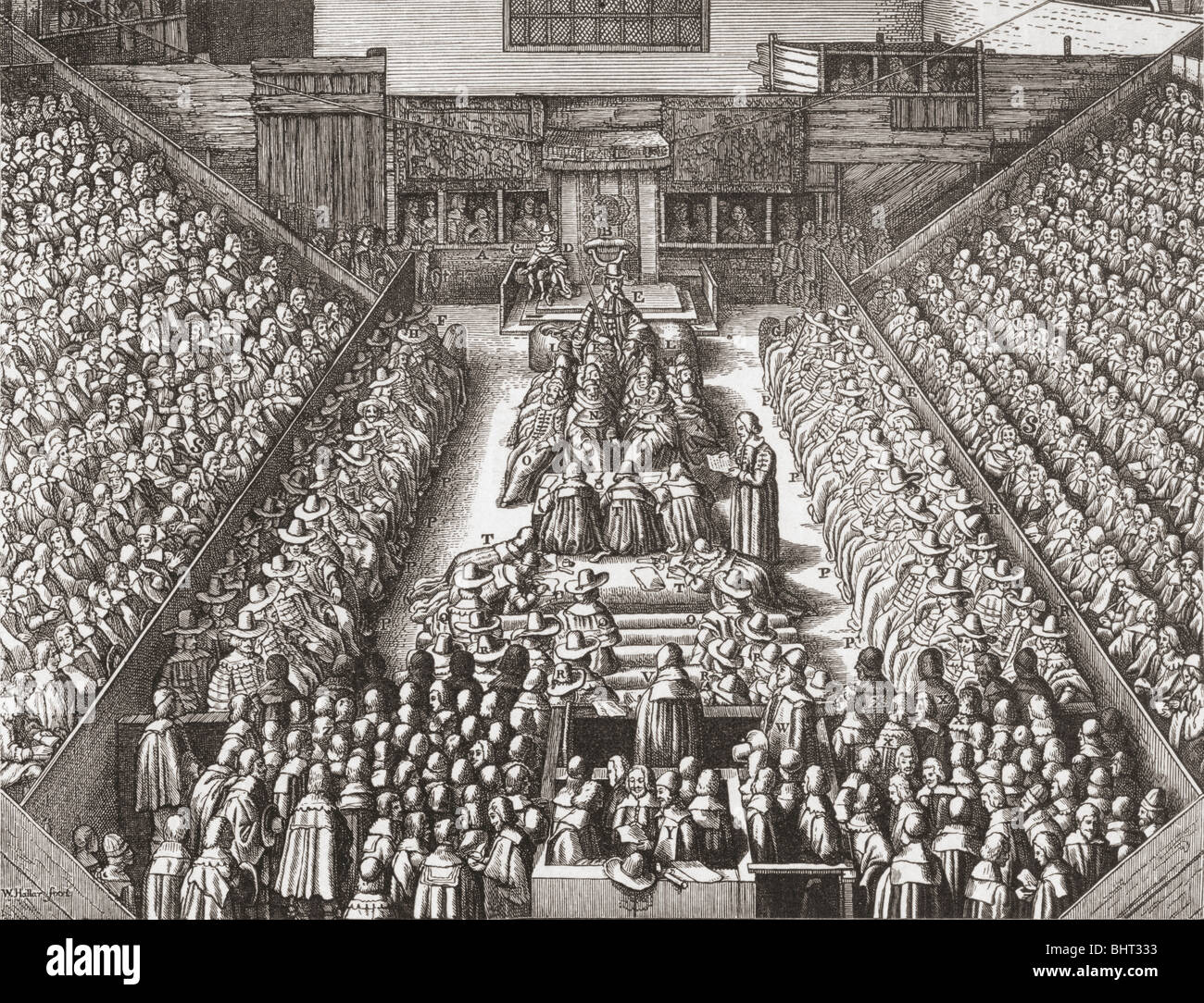 The Trial of Strafford, 1640. Thomas Wentworth, 1st Earl of Strafford ...