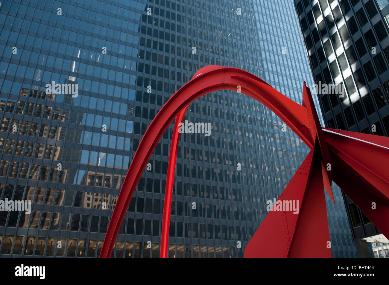 Calder's flamingo by alexander calder hi-res stock photography and ...
