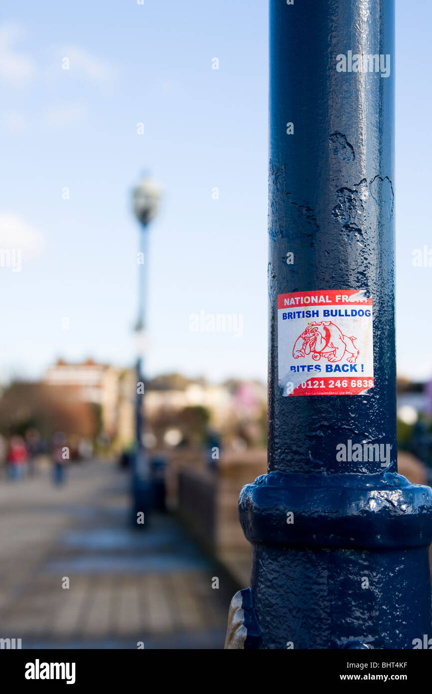 Lamp post sticker hi-res stock photography and images - Alamy