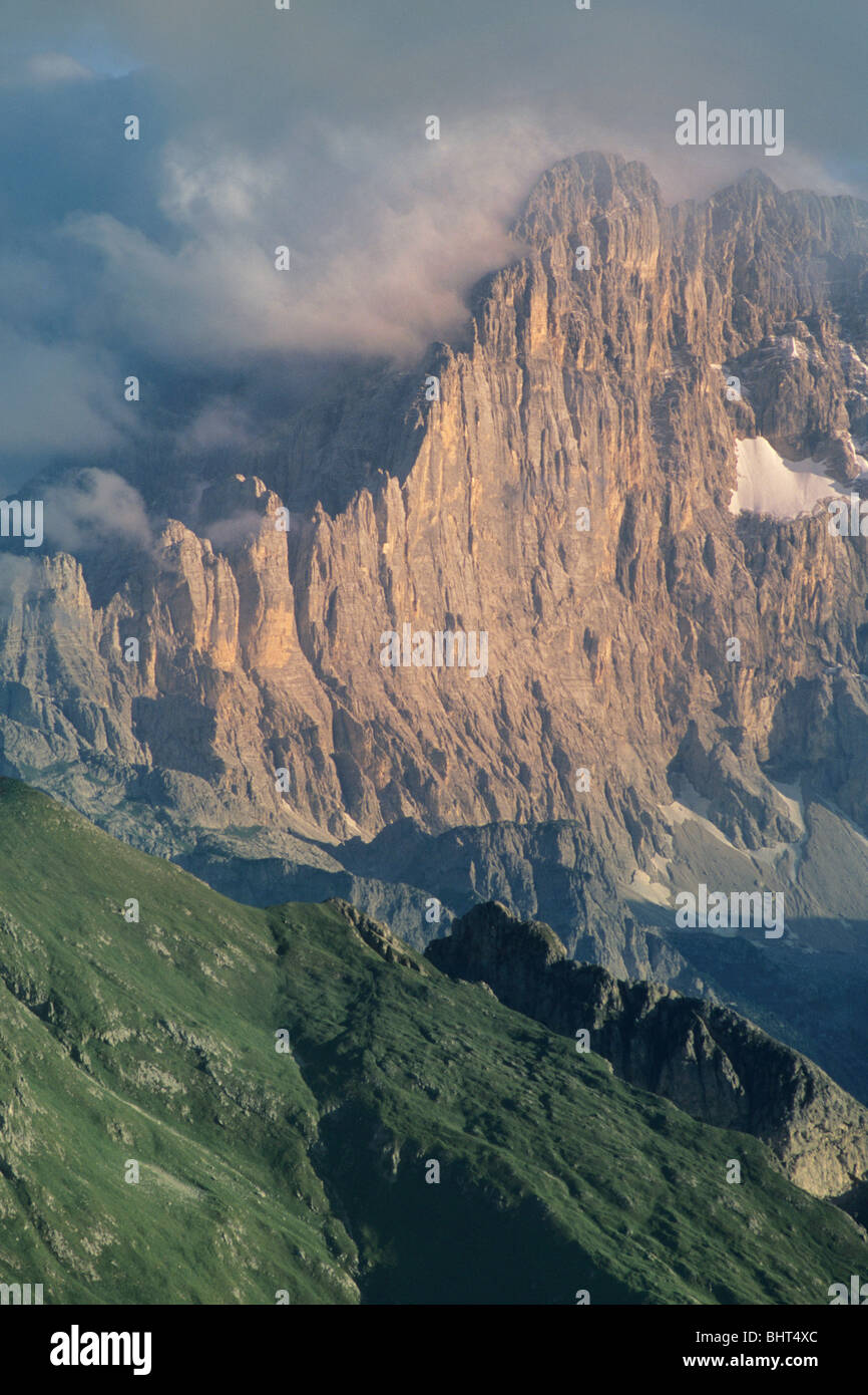 civetta mountain northwest wall, alleghe, dolomites, unesco, veneto ...