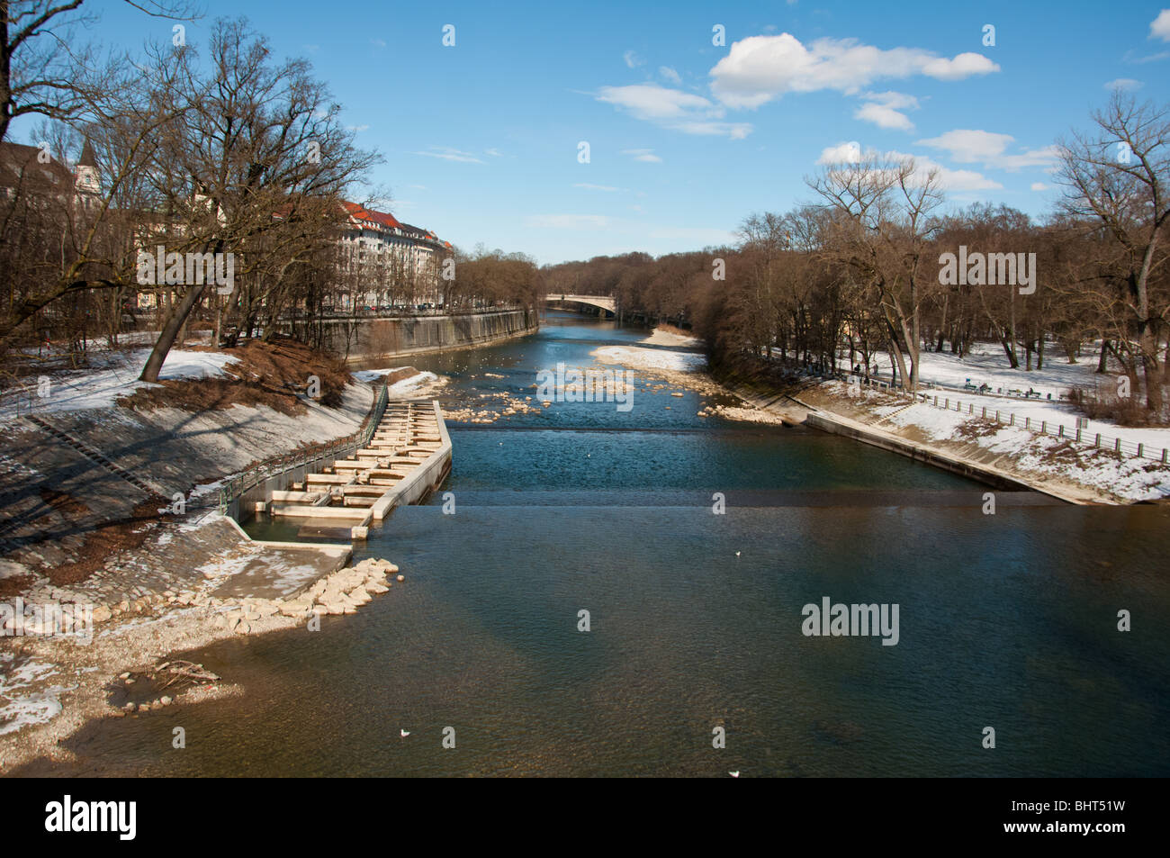 The Isar river in Munich, Germany Stock Photo - Alamy