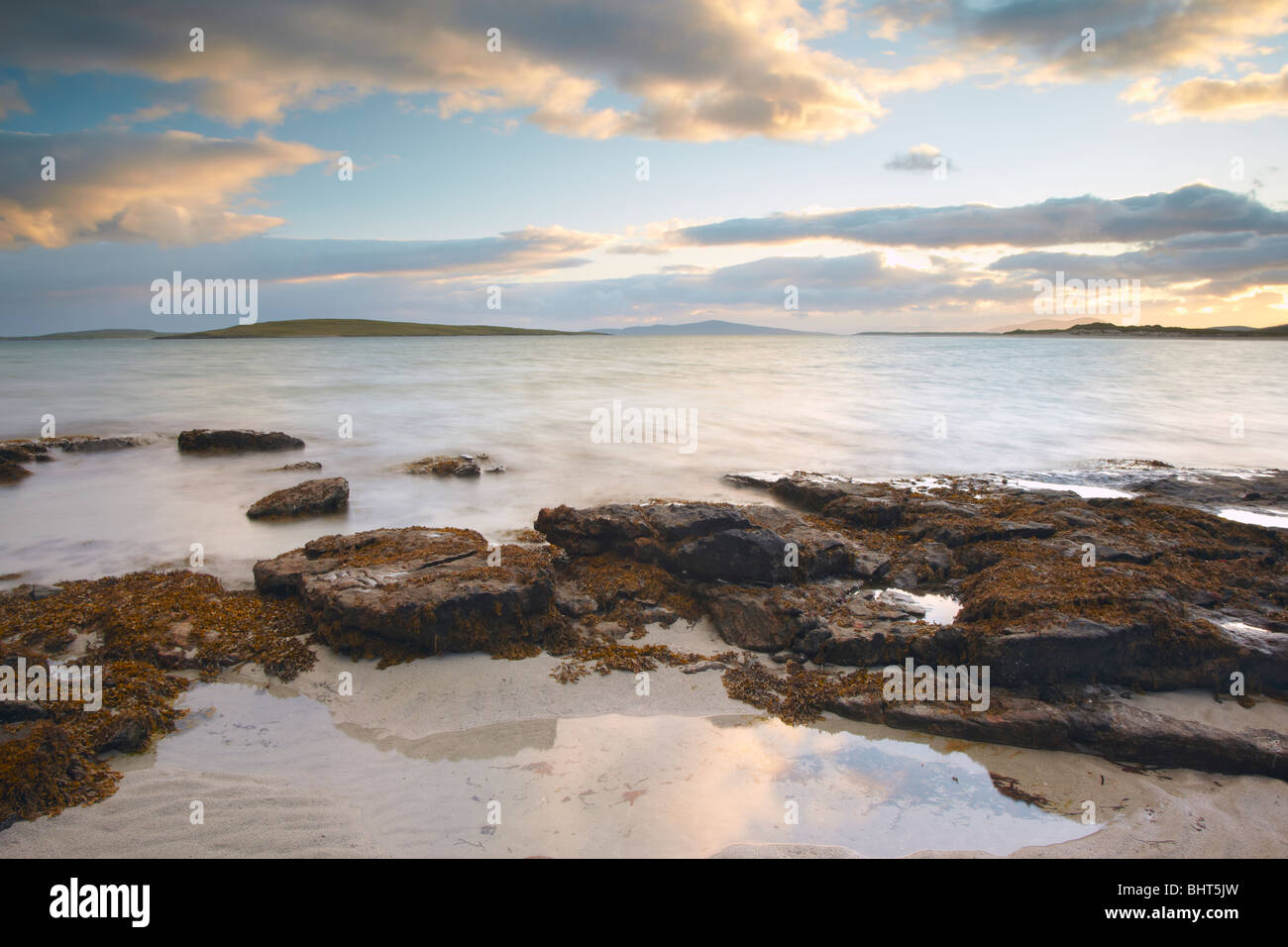 Rocky beach sunset scotland hi-res stock photography and images - Alamy