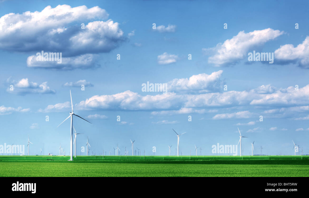 Energy turbine landscape hi-res stock photography and images - Alamy