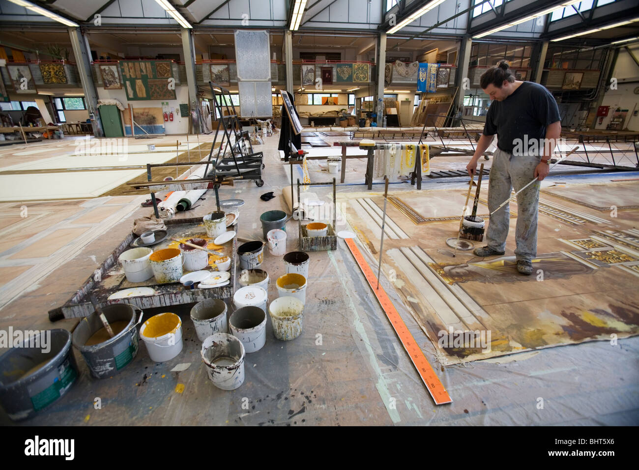 Scenography, set construction and theatrical scenery Stock Photo - Alamy