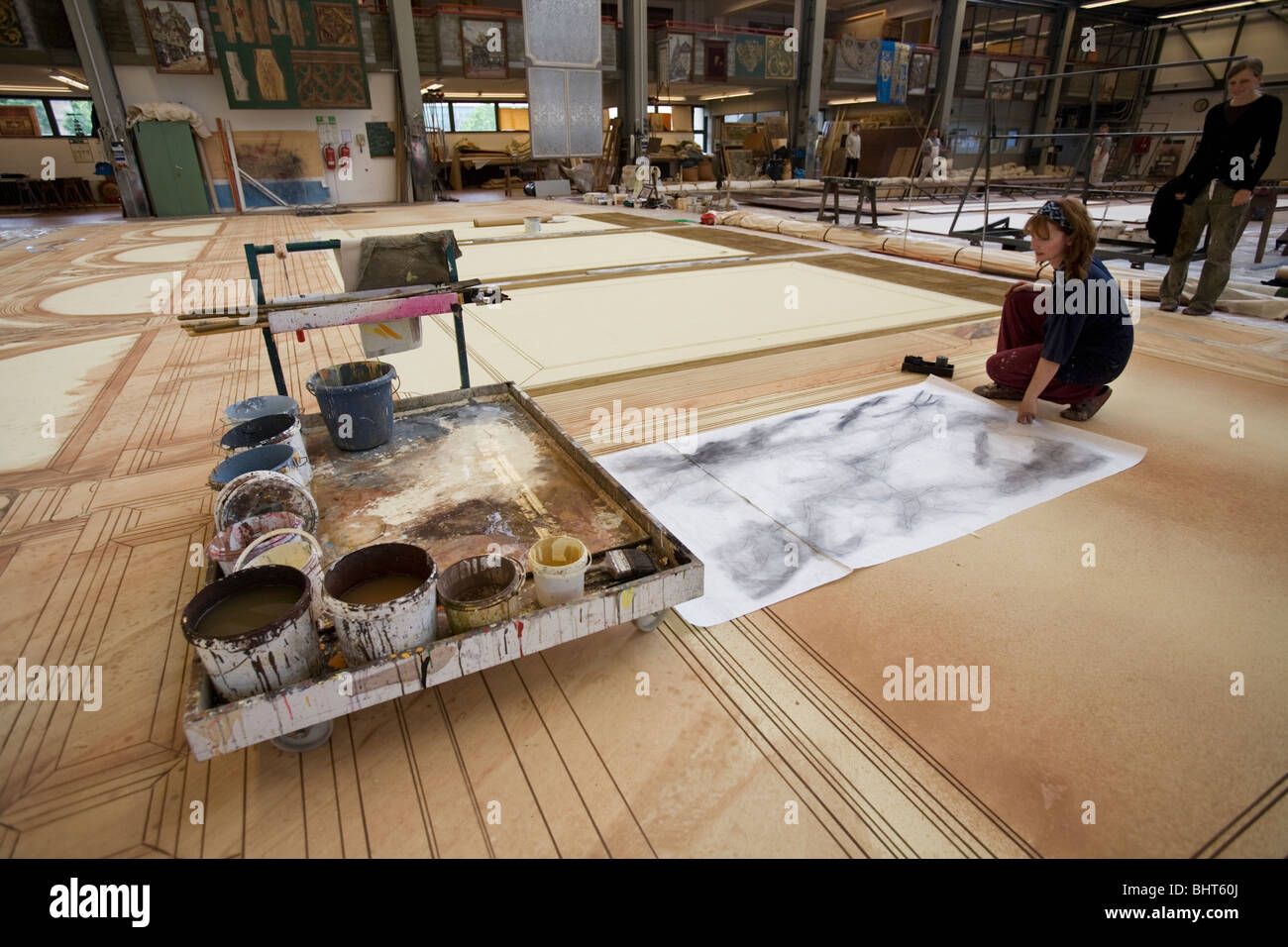 Scenography, set construction and theatrical scenery Stock Photo - Alamy