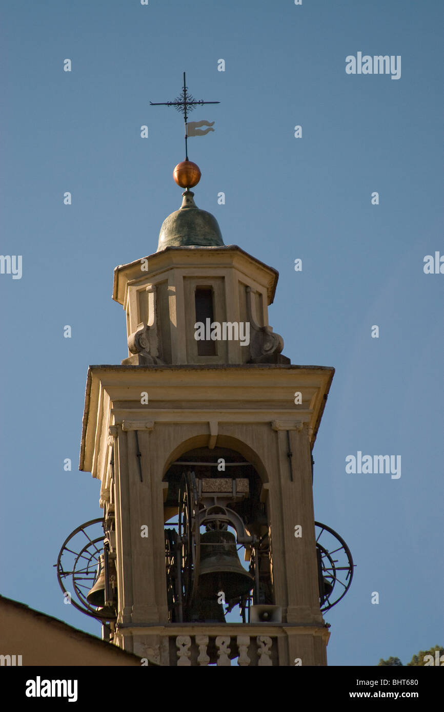 Bell tower, Bellagio, Italy Stock Photo - Alamy