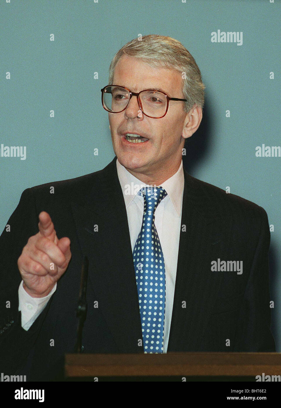 JOHN MAJOR MP PRIME MINISTER 14 October 1996 Stock Photo - Alamy