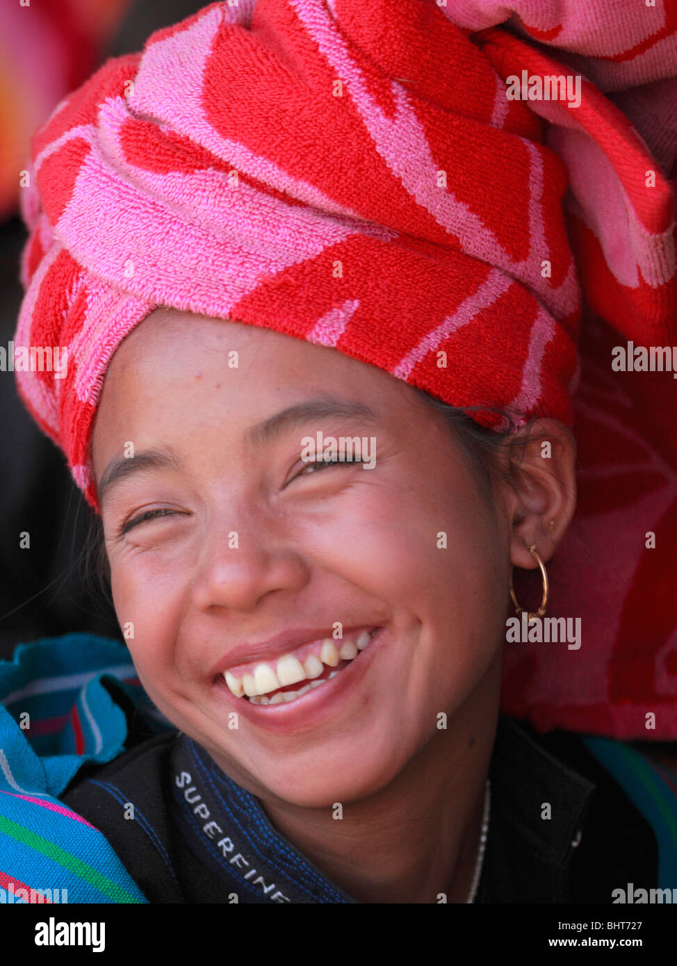 Myanmar, Burma, Nyaungshwe, Shan woman portrait, tribal people, Shan ...