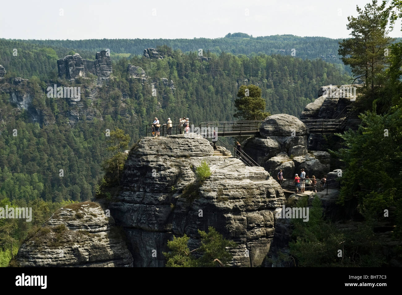 Bastei rocks hi-res stock photography and images - Alamy