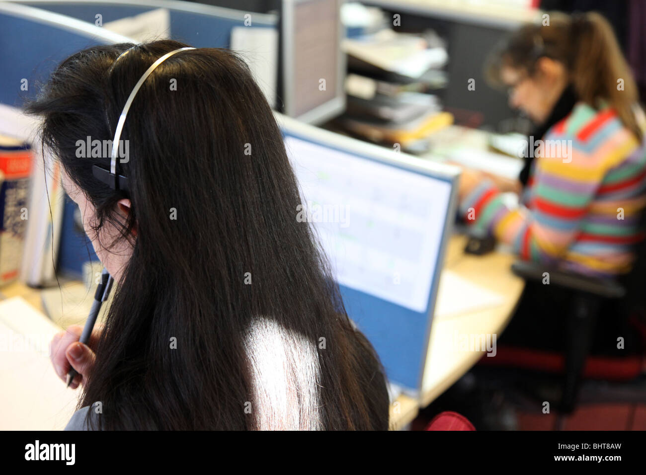 Call centre staff hi-res stock photography and images - Alamy