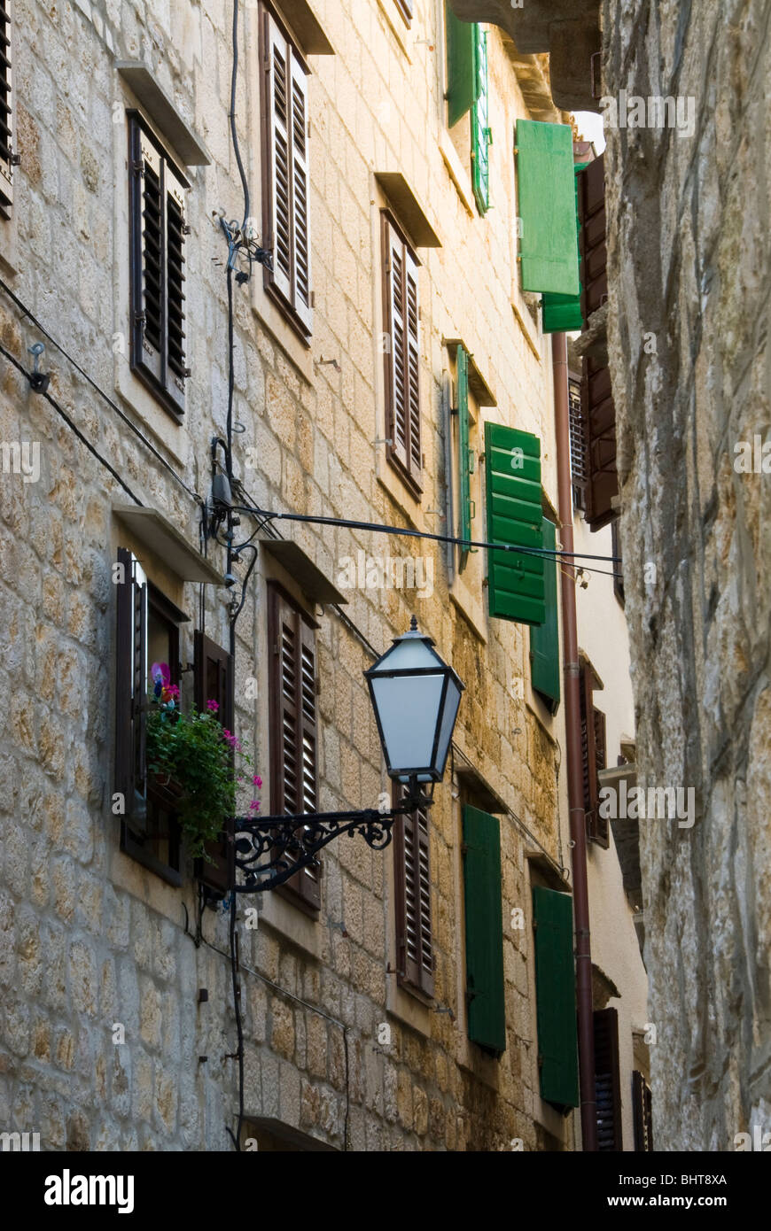 Shuttered windows lantern vis croatia hi-res stock photography and ...