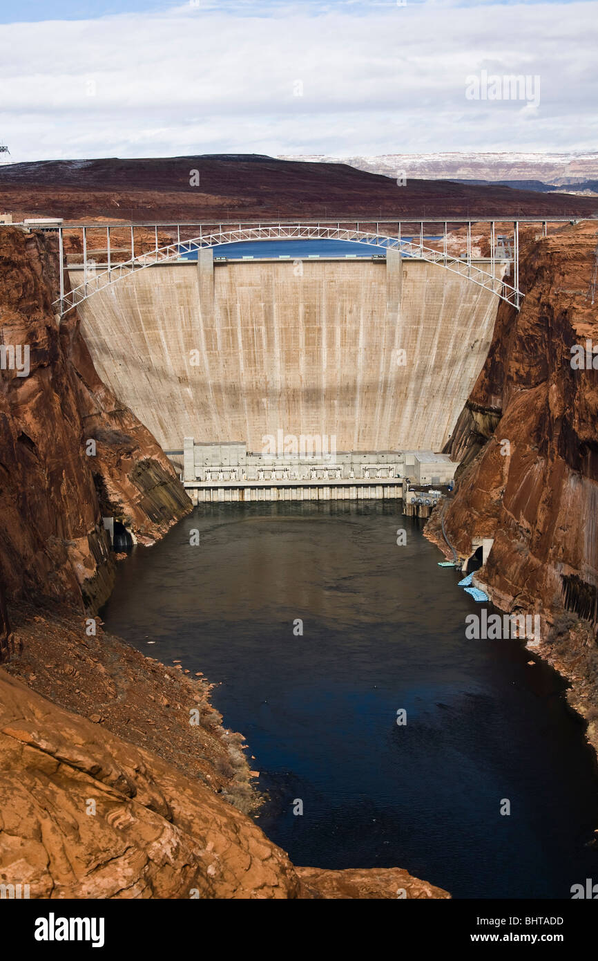 Glen Canyon Dam at Page, Arizona Stock Photo - Alamy