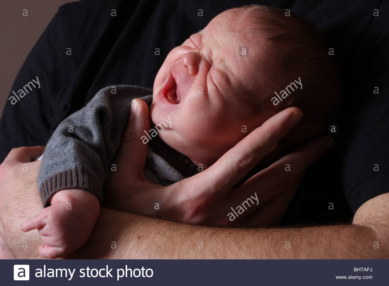 Screaming Baby New Born Stock Photos & Screaming Baby New Born Stock ...