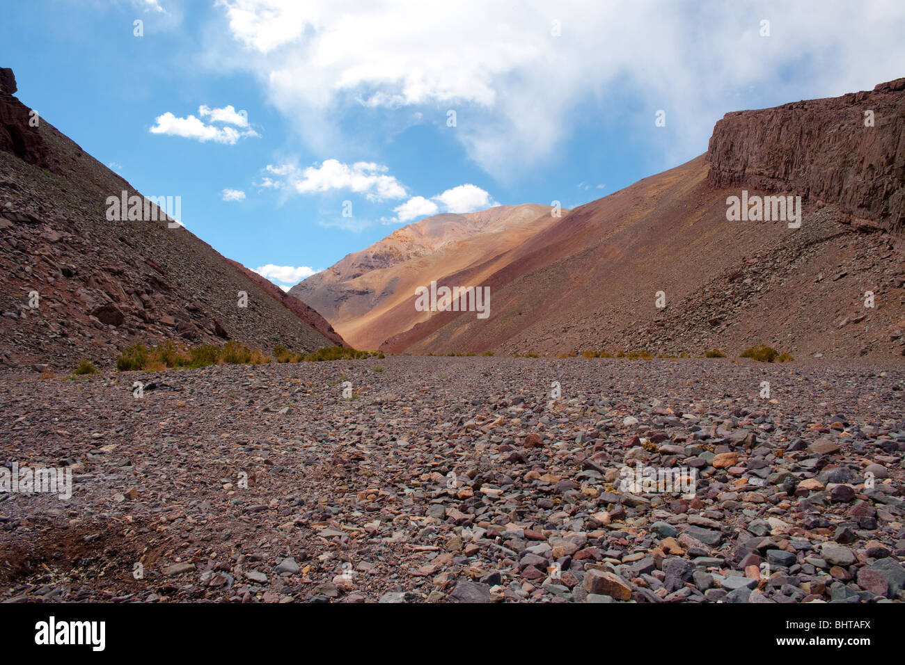 Rocks on the Andes Mountain Range, Northern Chile, South America Stock ...