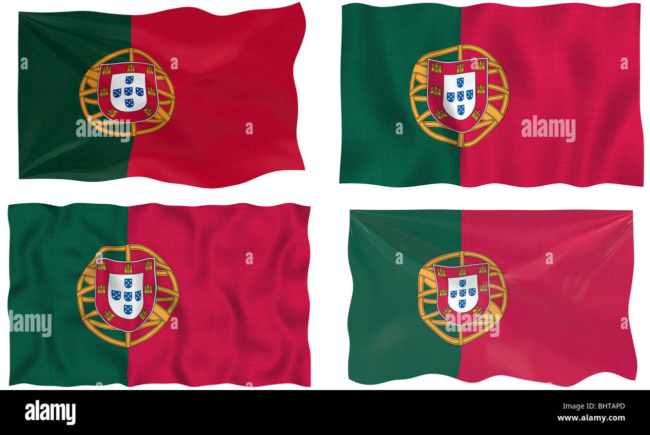 Great Image of the Flag of Portugal Stock Photo - Alamy