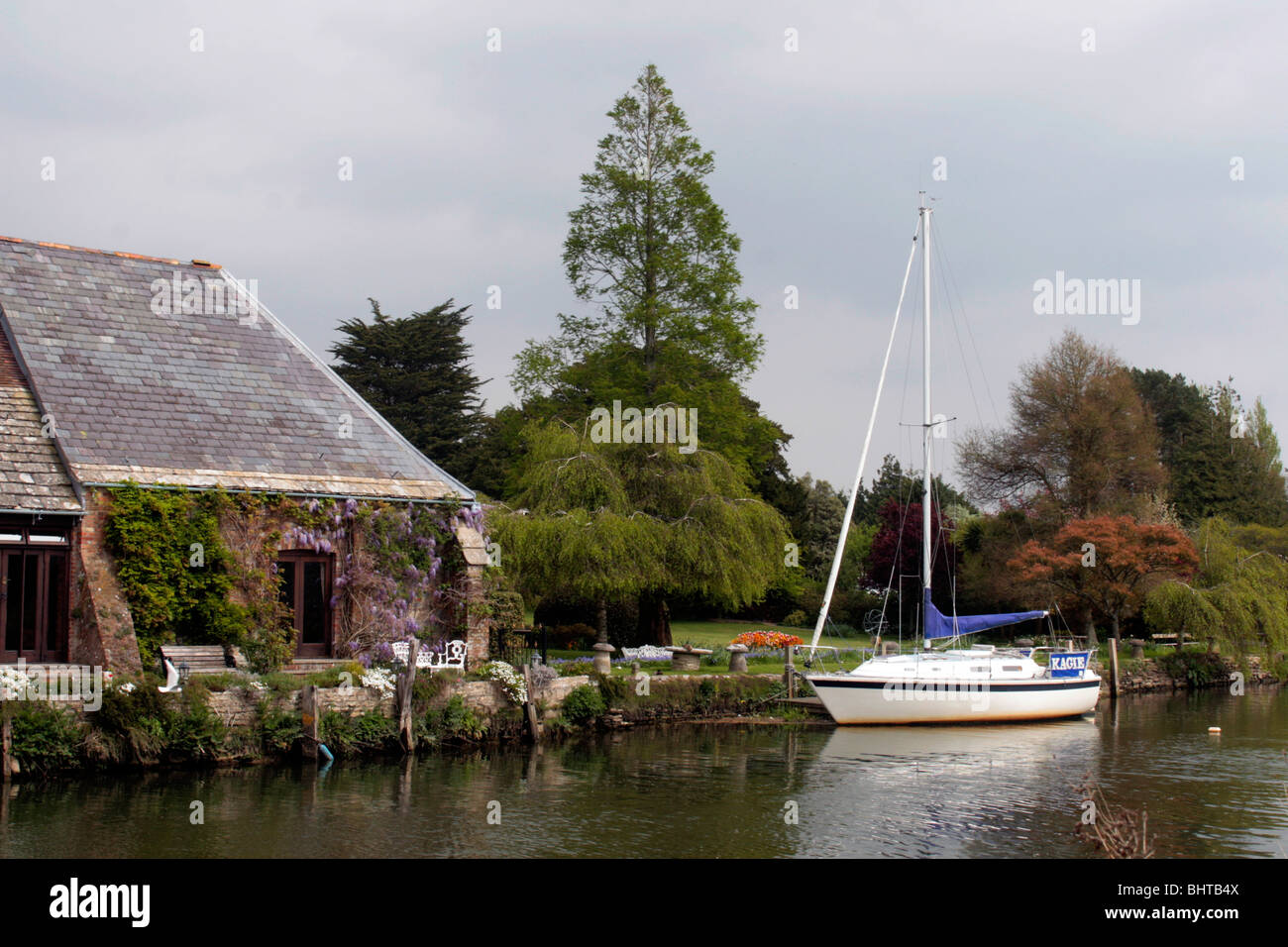 River Frome, Wareham, Dorset England Stock Photo - Alamy