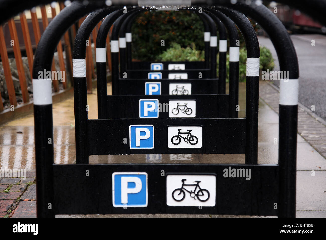 Pic by Mark Passmore. 06/02/2010. Generic pic of a bike rack, an ideal ...