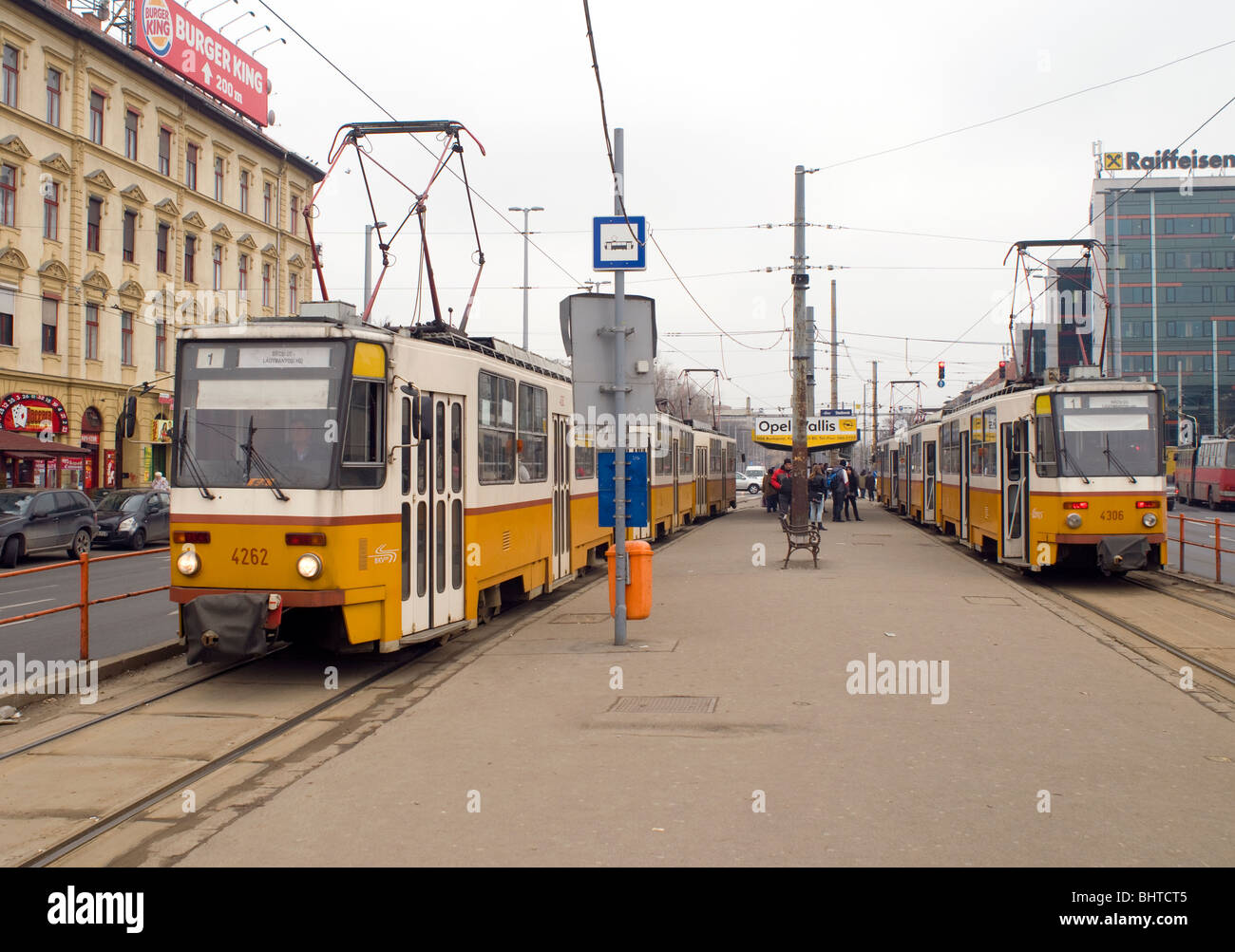 Budapest hungary trams transport hi-res stock photography and images ...