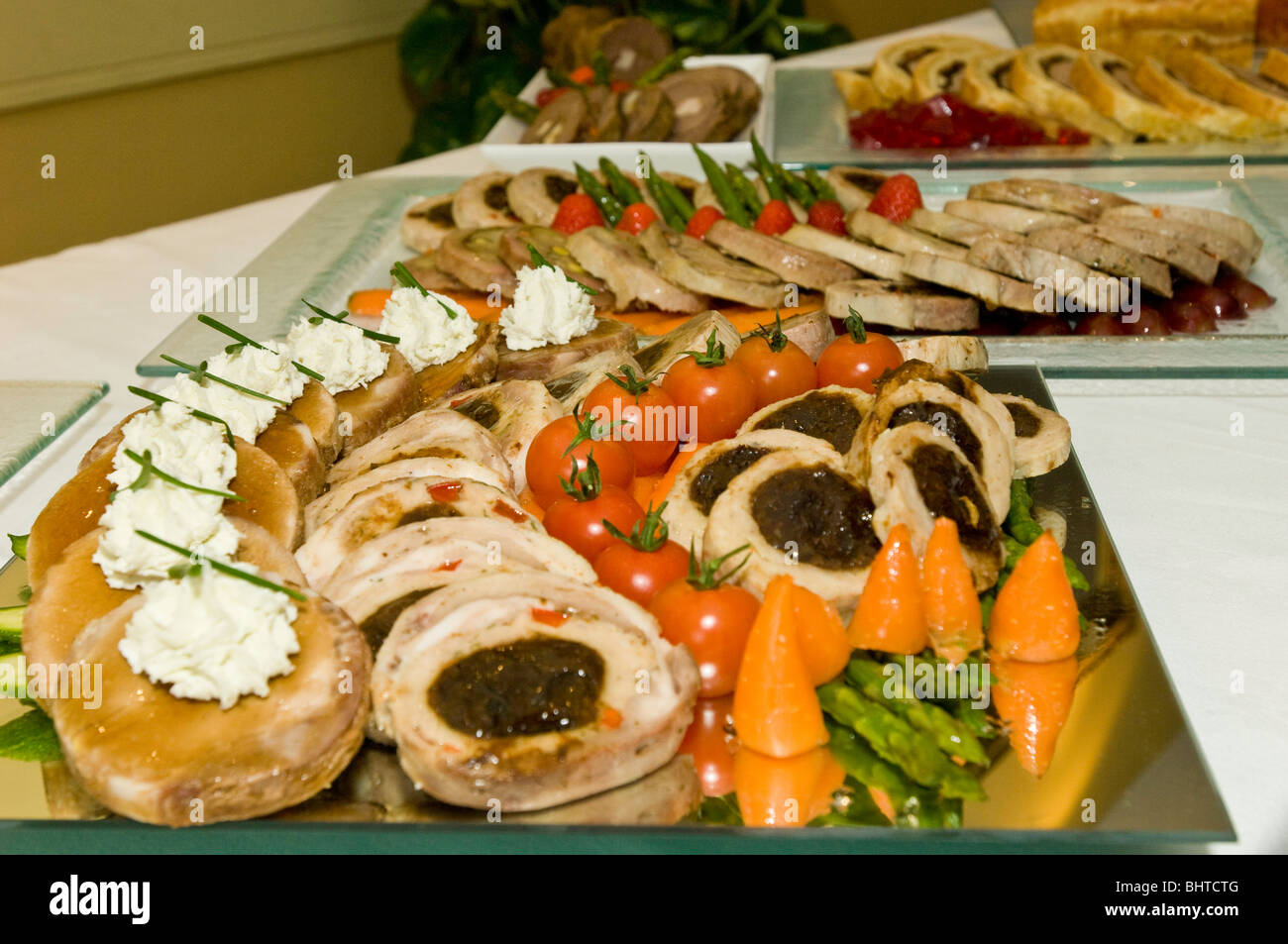 Light buffet lunch prepared by Lowiczanka restaurant for HRH Prince of ...