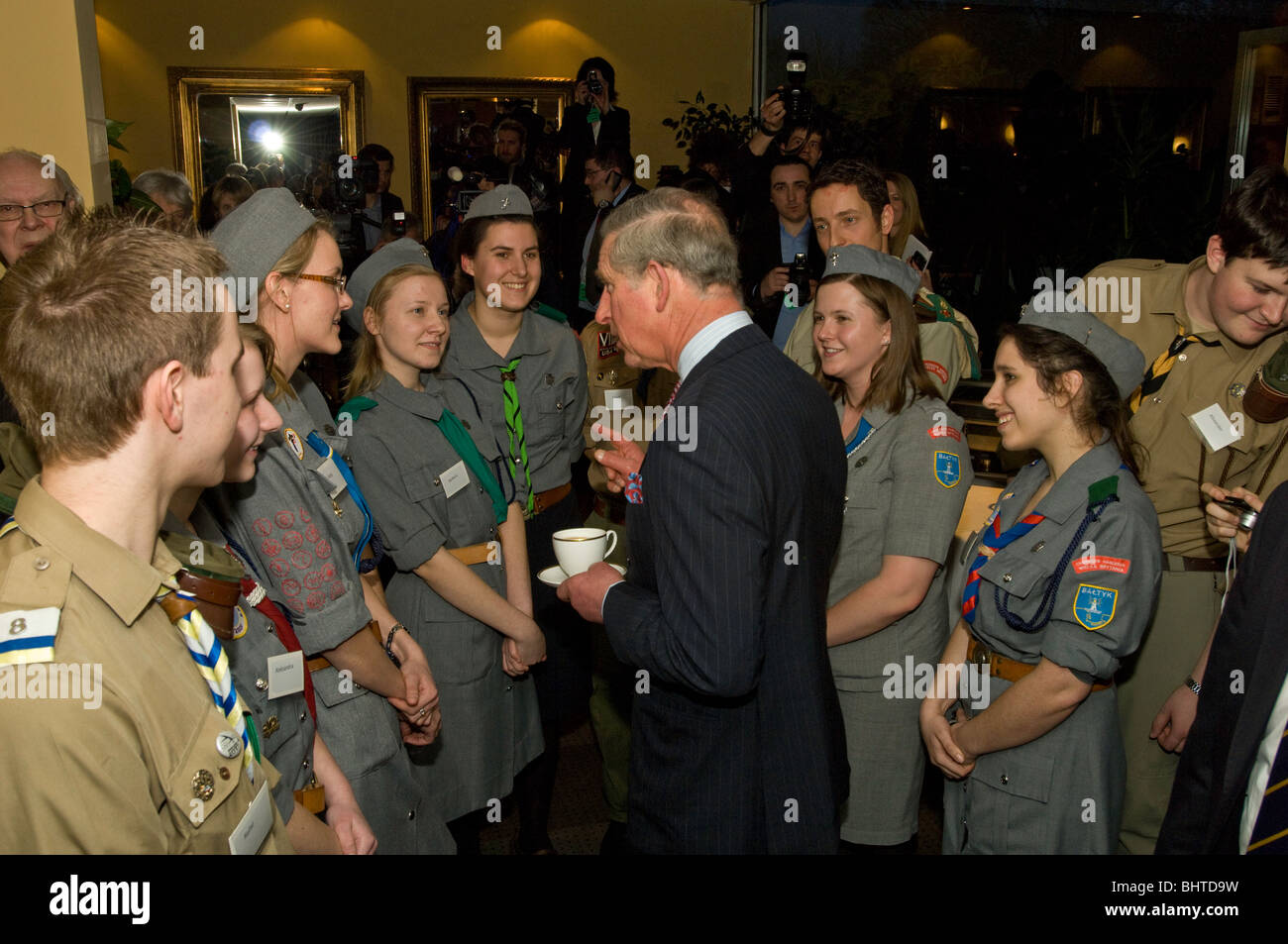 HRH Prince of Wales and Duches of York Visit, POSK, Hammersmith, London ...