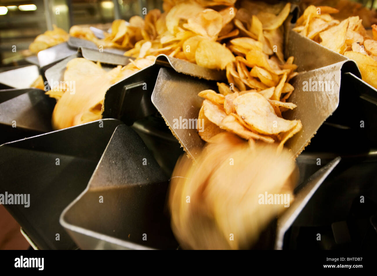 Kettle Chips Production Line Stock Photo - Alamy
