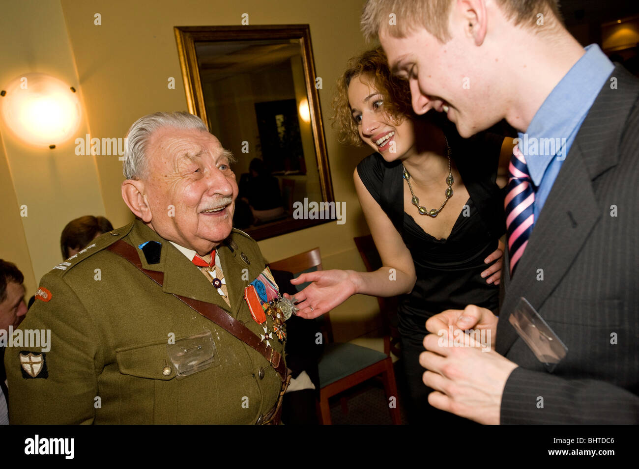 War medals polish war veteran hi-res stock photography and images - Alamy