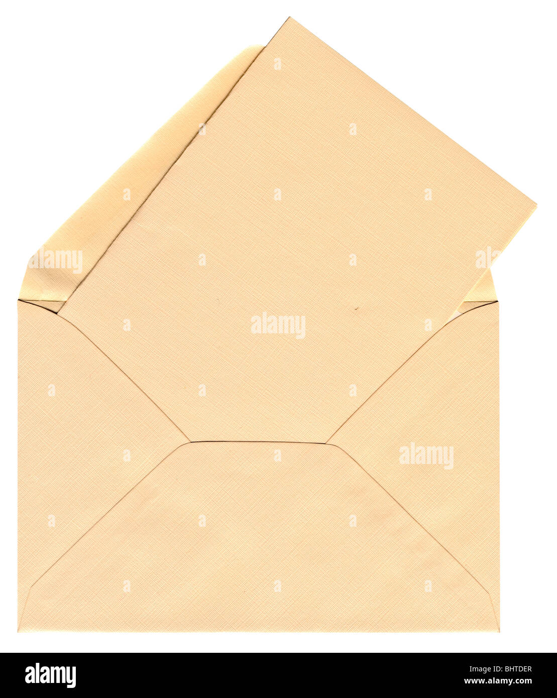Envelope with card Stock Photo - Alamy