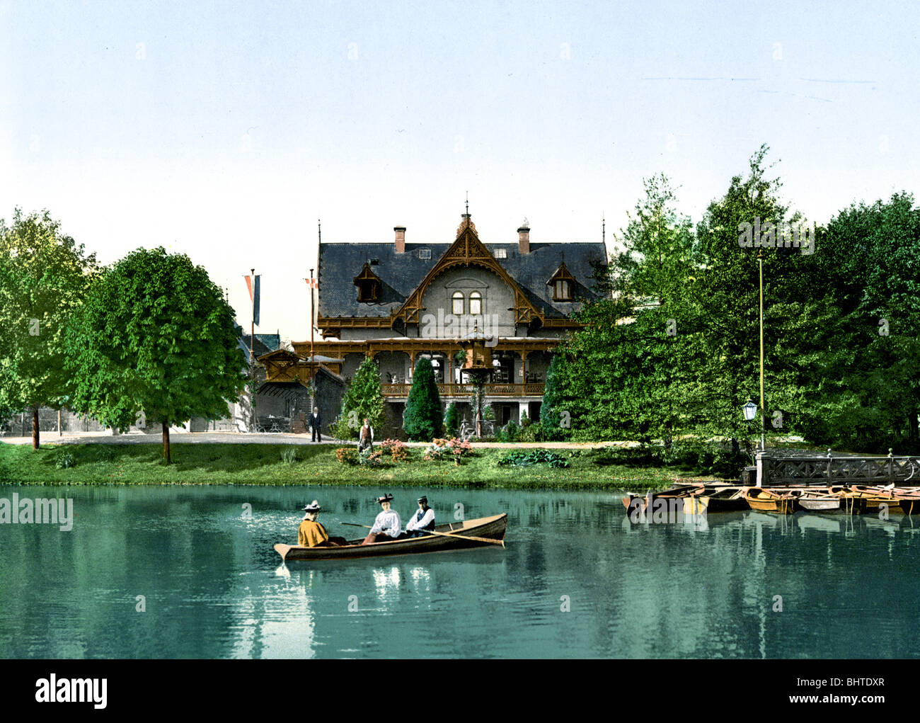 See im Park Bremen Stock Photo - Alamy