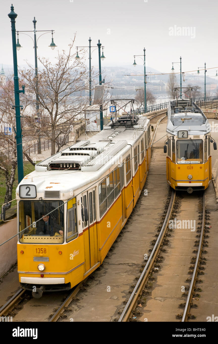 Trams in budapest hi-res stock photography and images - Alamy