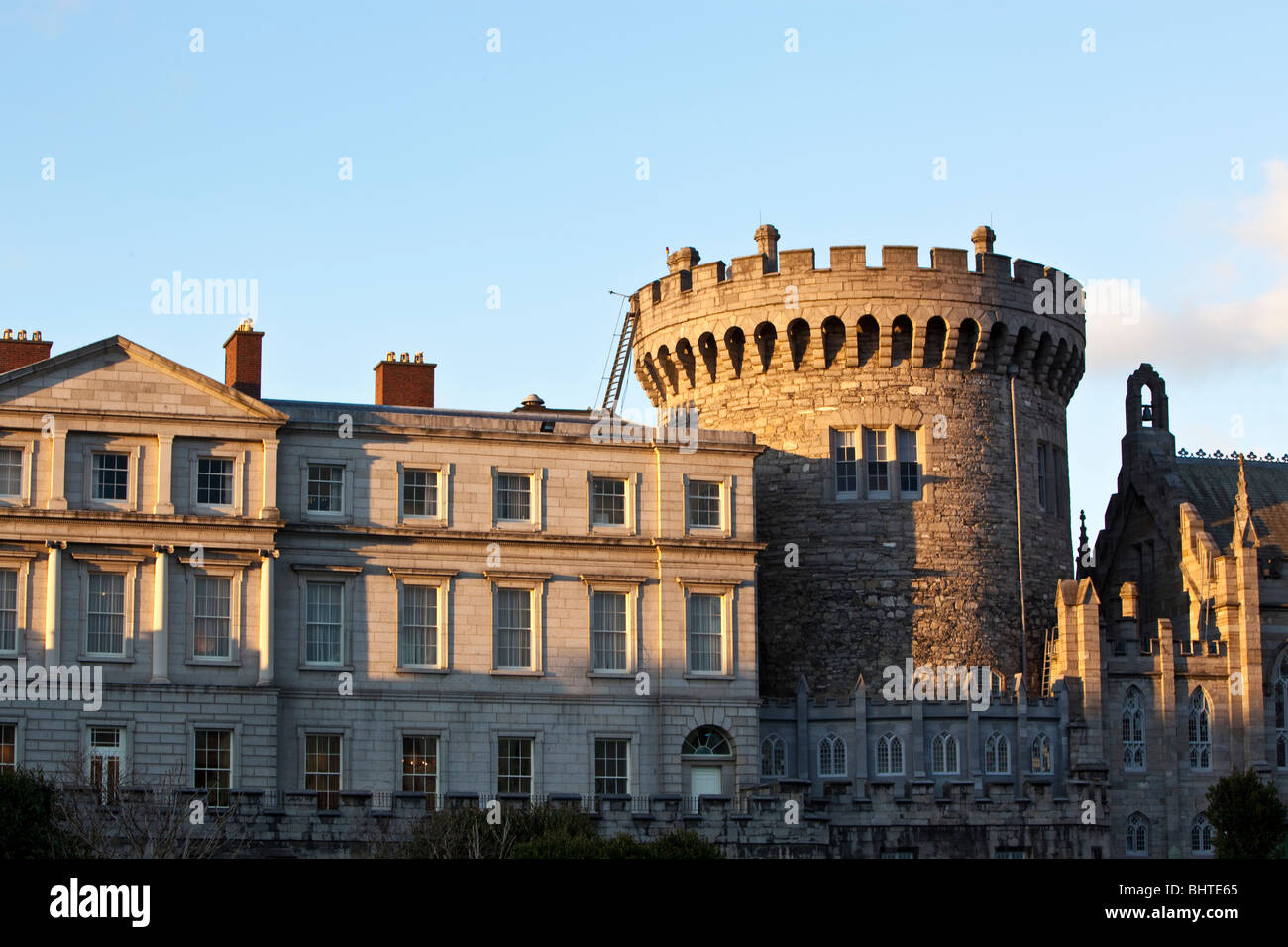 Dublin Castle at sunset, Ireland Stock Photo - Alamy