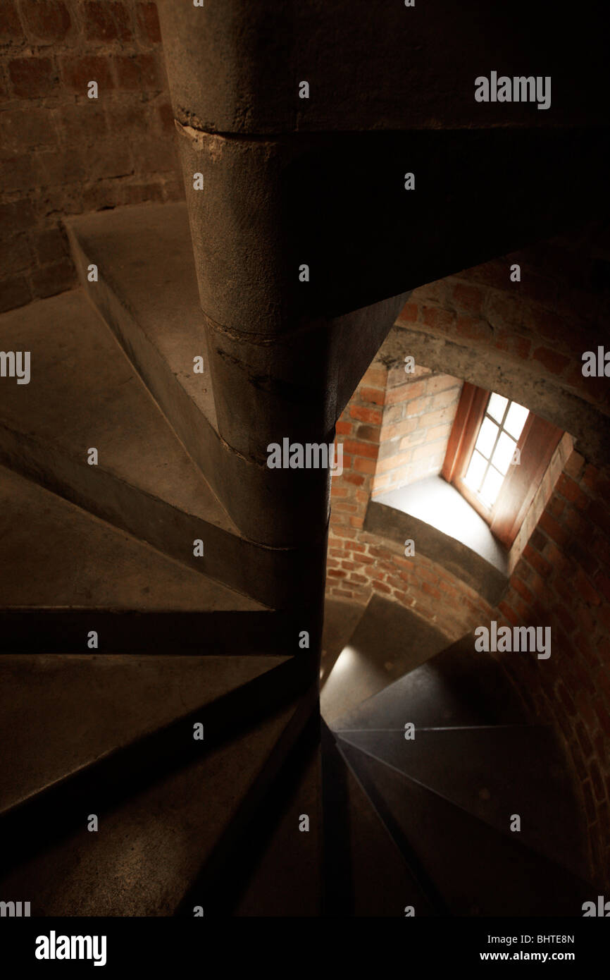 Spiral stone stairs hi-res stock photography and images - Alamy