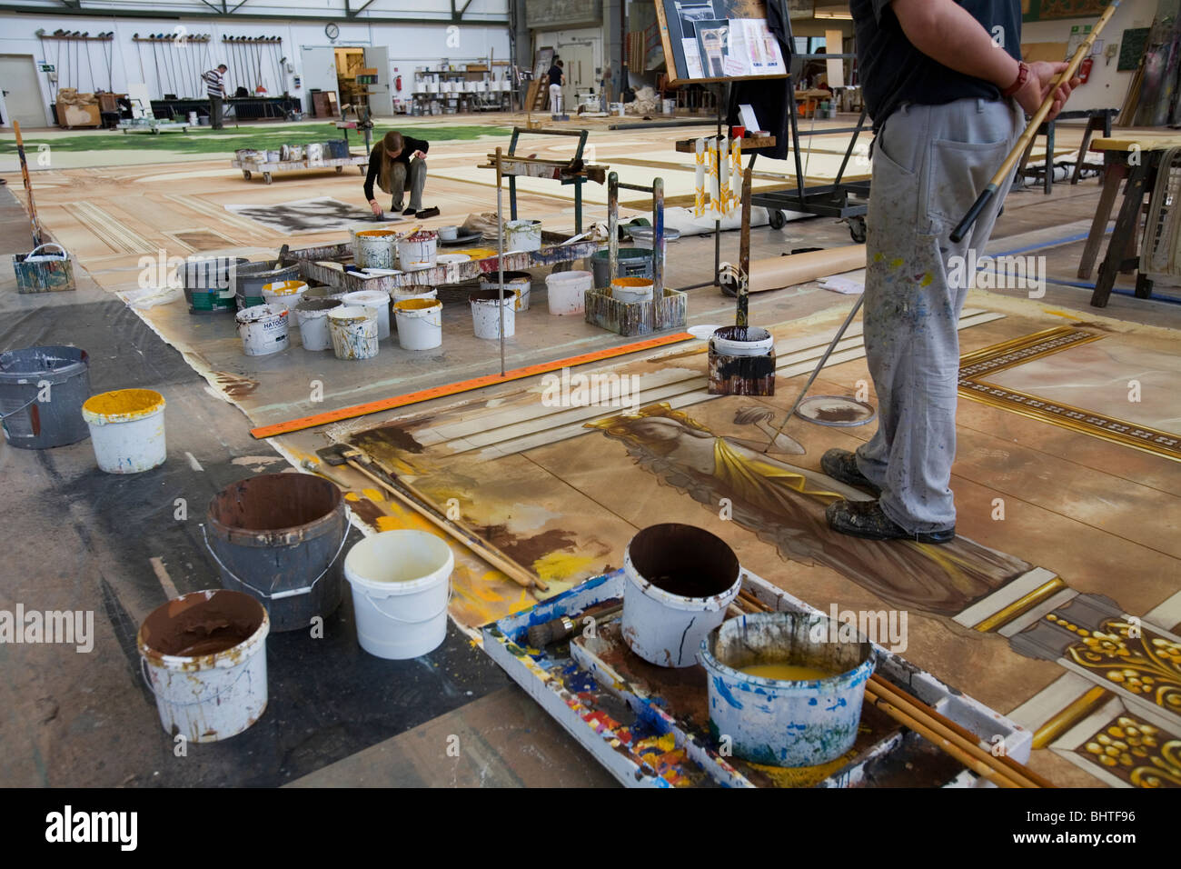 Scenography, set construction and theatrical scenery Stock Photo - Alamy