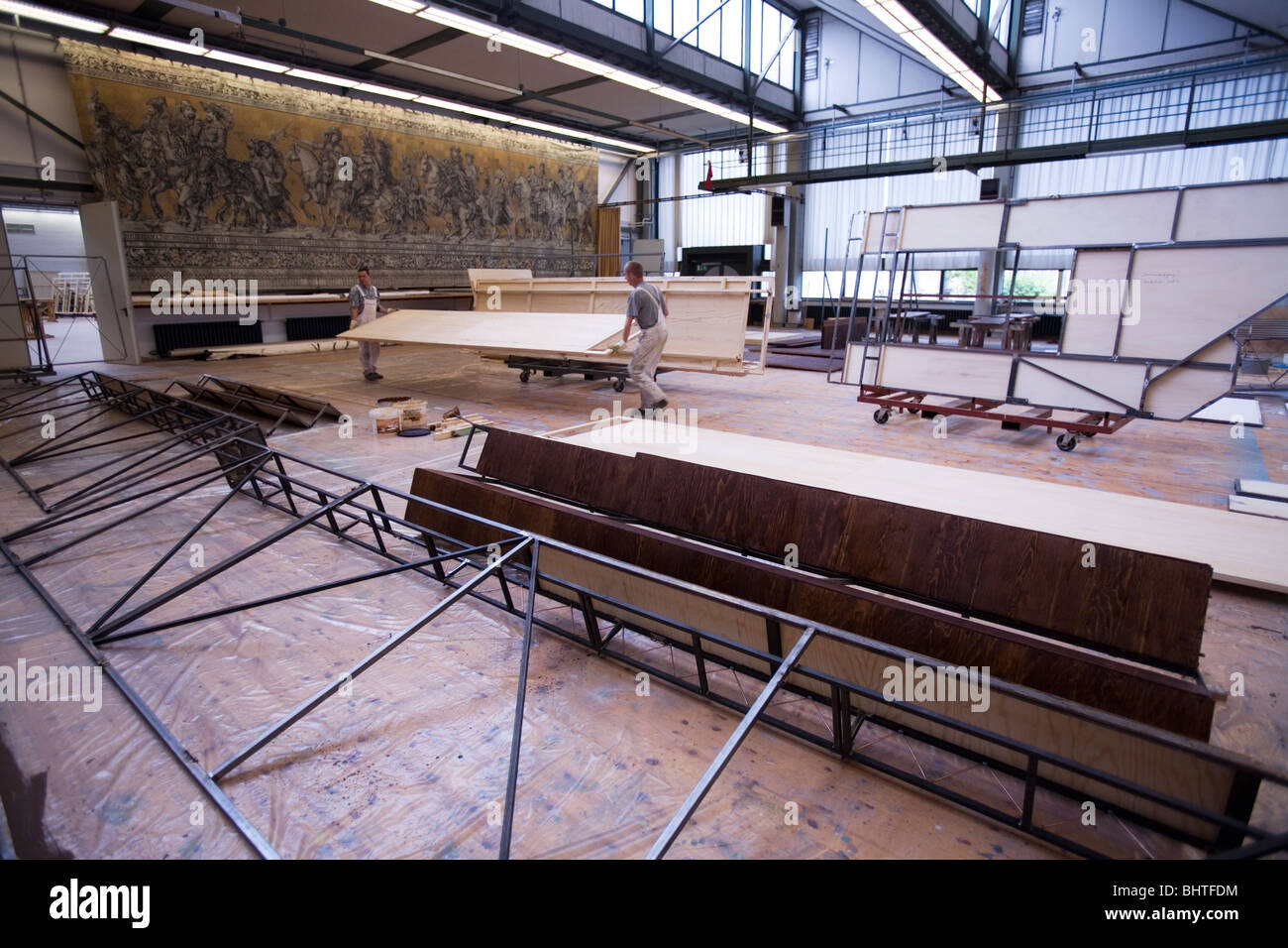 Scenography, set construction and theatrical scenery Stock Photo - Alamy