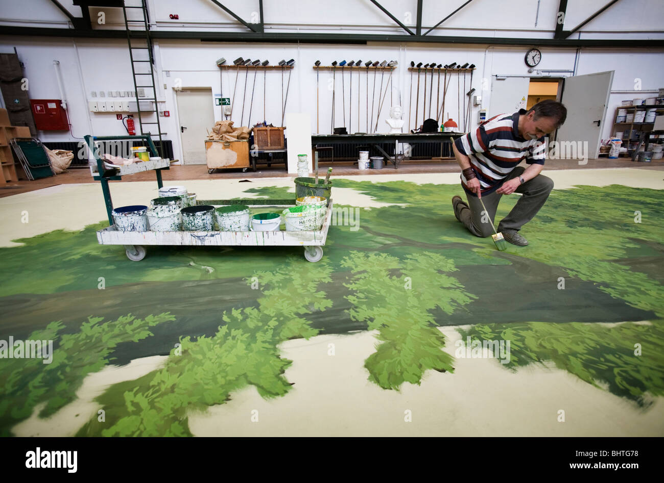 Scenography, set construction and theatrical scenery Stock Photo - Alamy