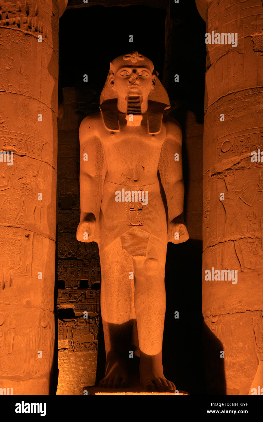 Ramesses ii colossus luxor temple hi-res stock photography and images ...