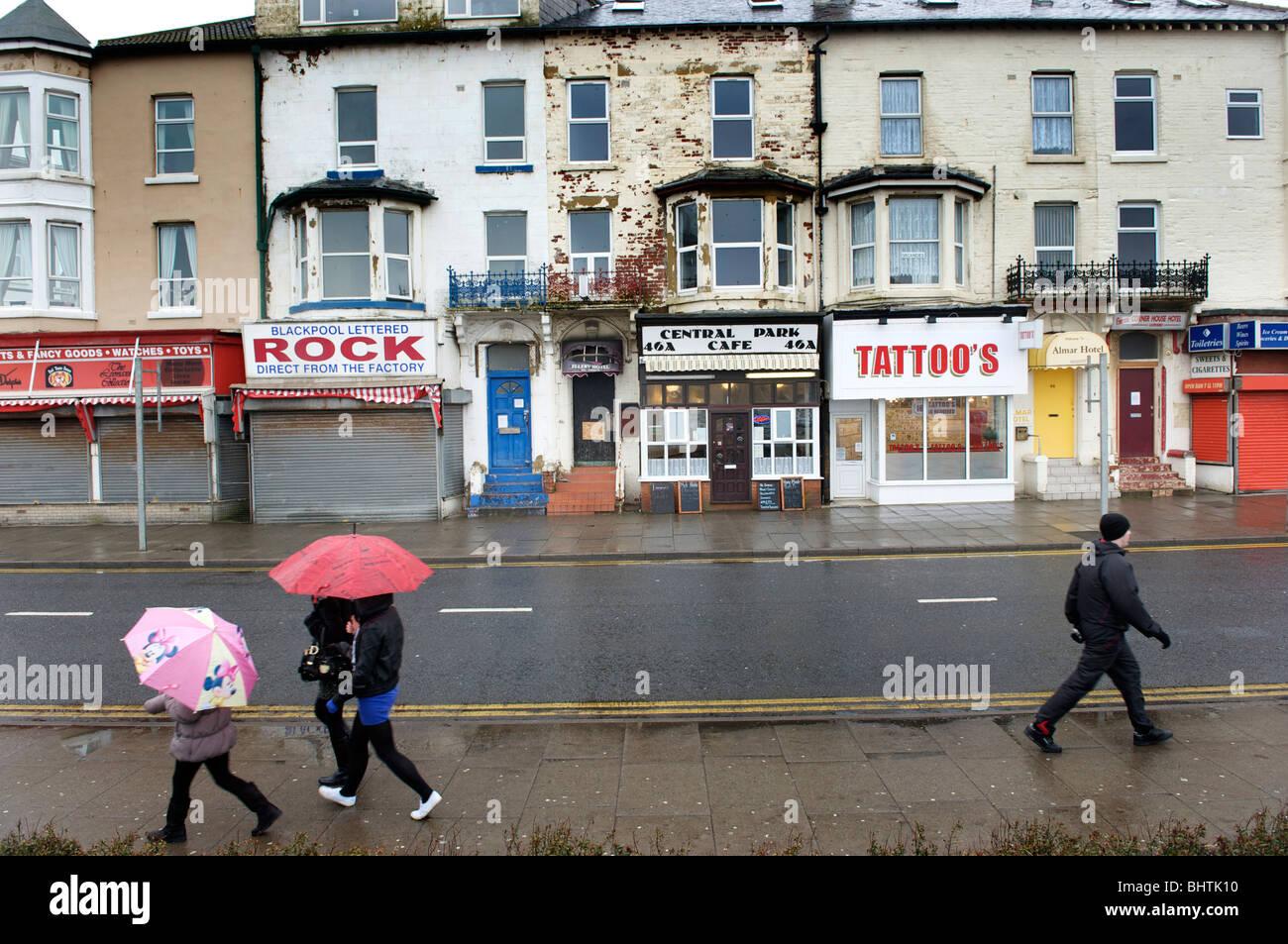 BLACKPOOL town centre Stock Photo - Alamy