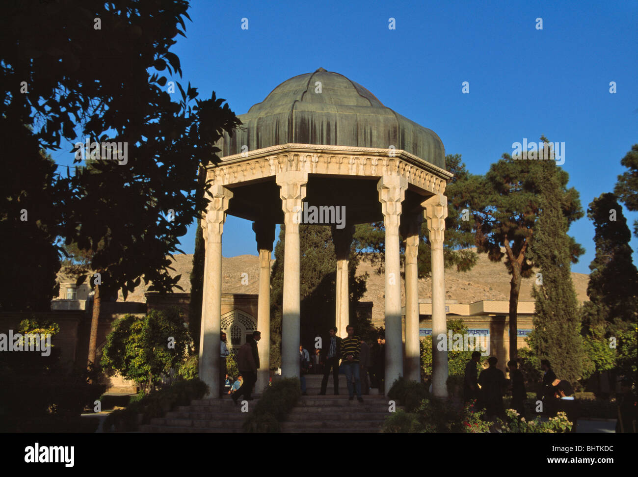 The Tomb of Hafez, Iranian celebrated poet, Shiraz, Iran Stock Photo ...