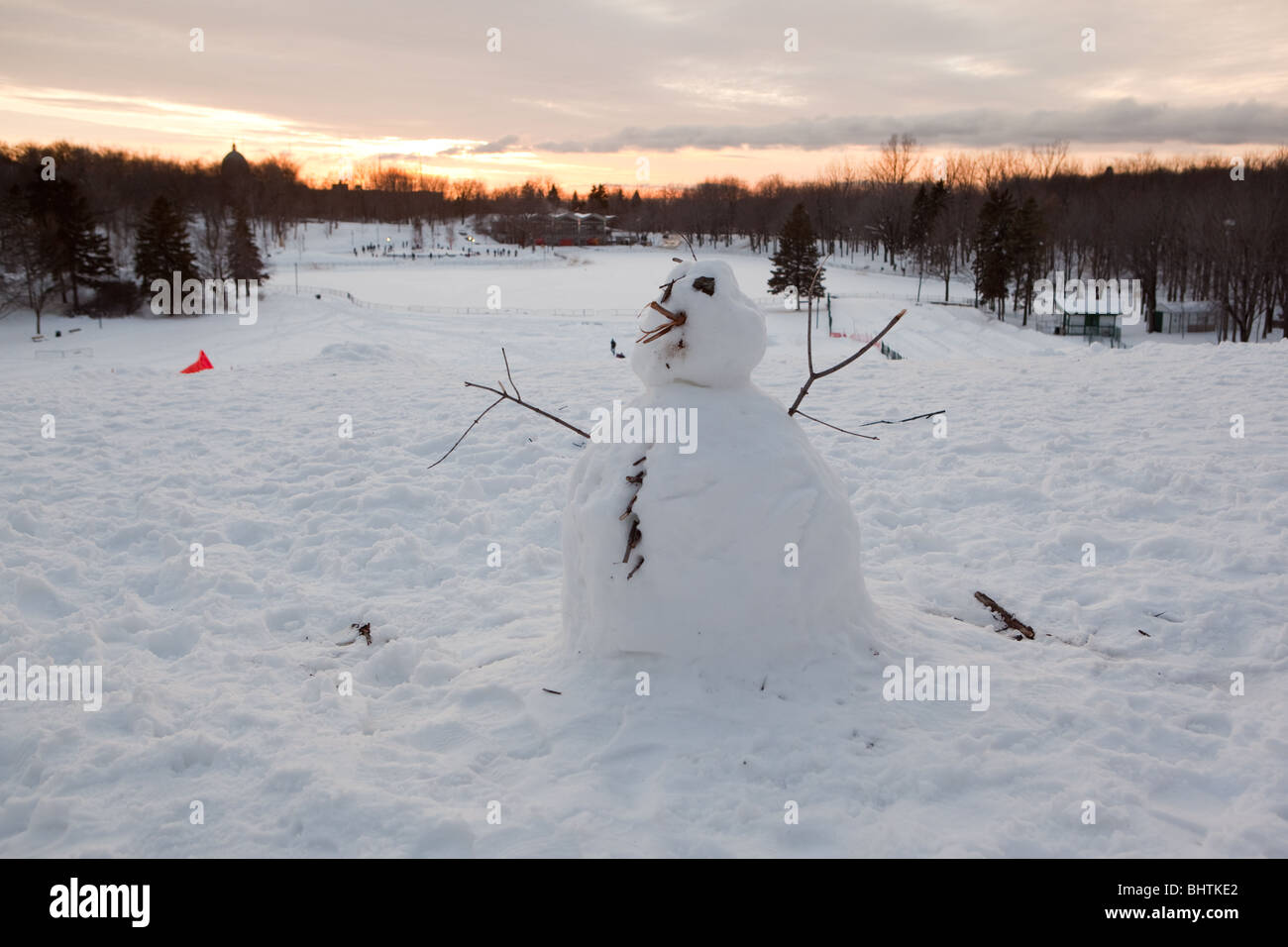 Beaver lake montreal winter hi-res stock photography and images - Alamy