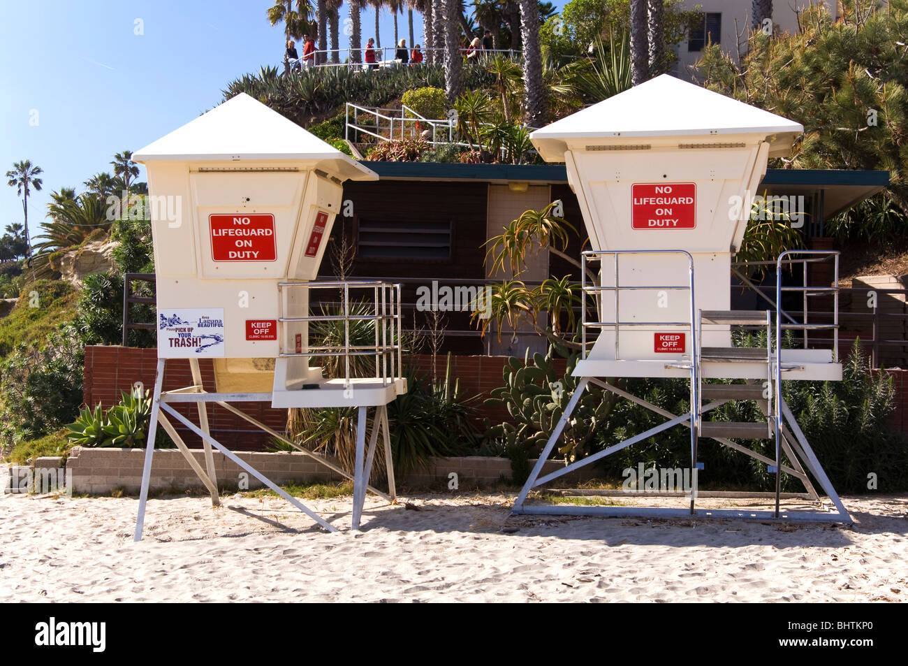 California beach lifeguards Stock Photo - Alamy
