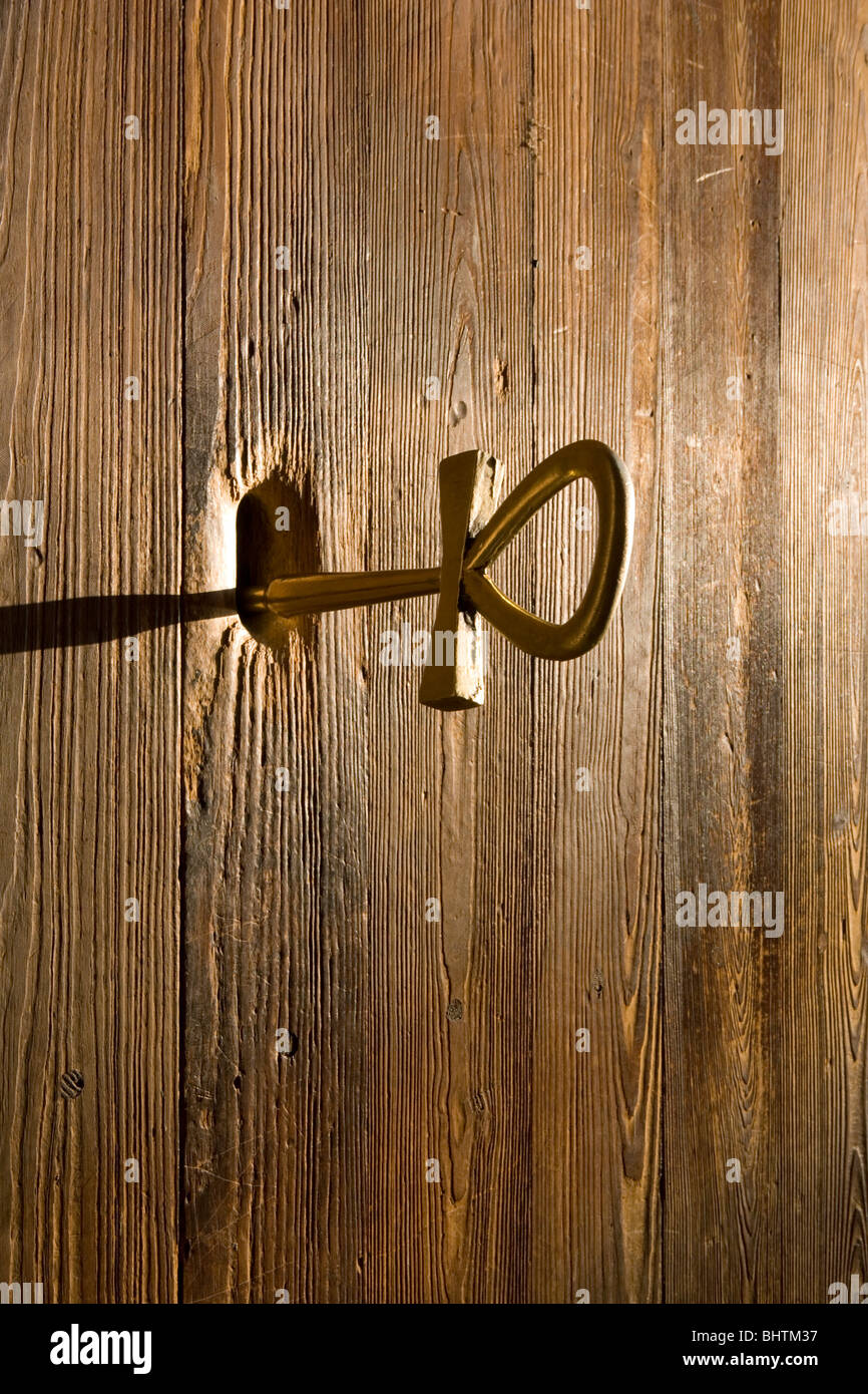 Massive key in the entrance door to the great temple of Abu Simbel in ...