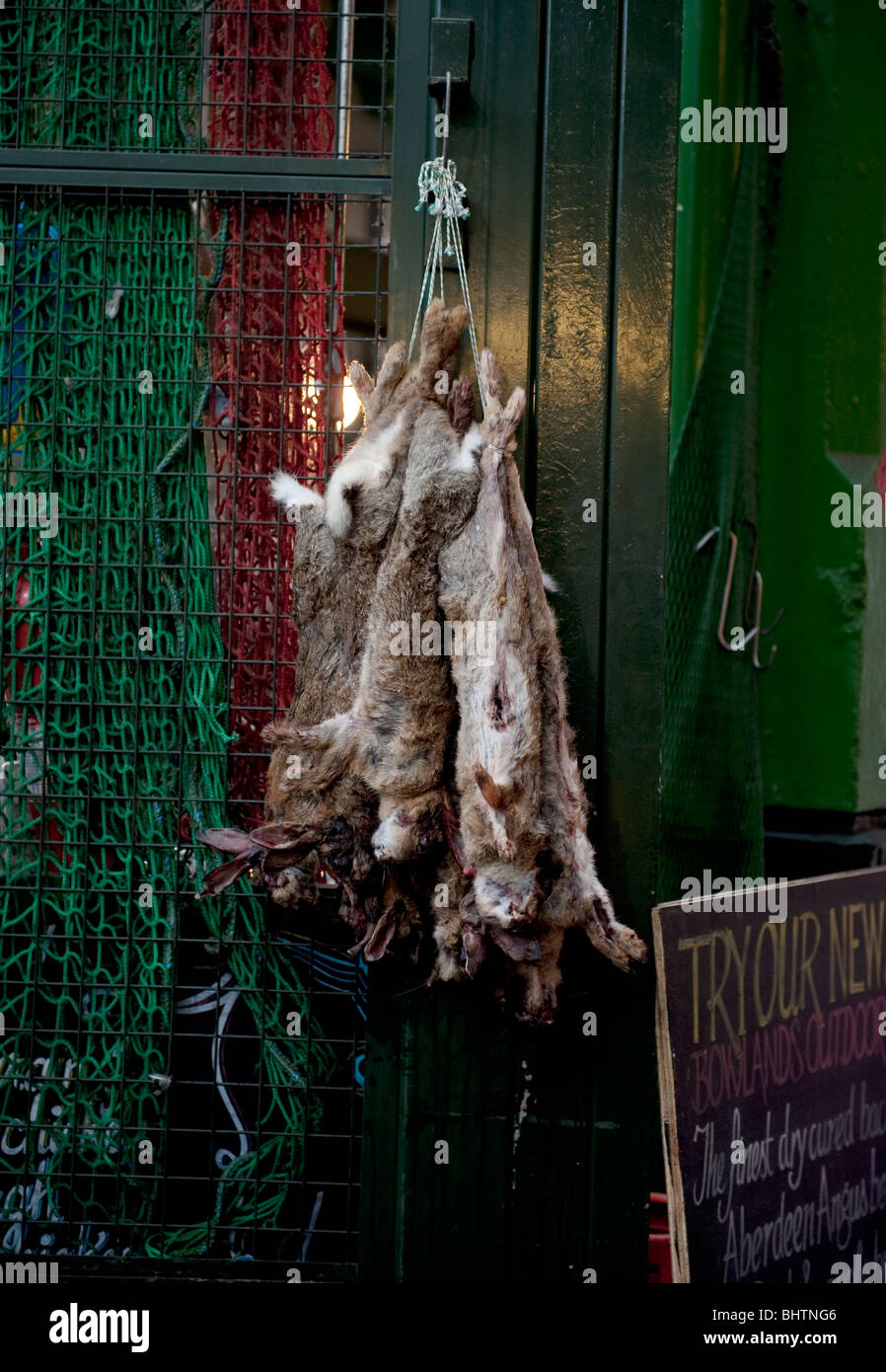 Rabbits for sale at Borough Market, London, UK Stock Photo - Alamy