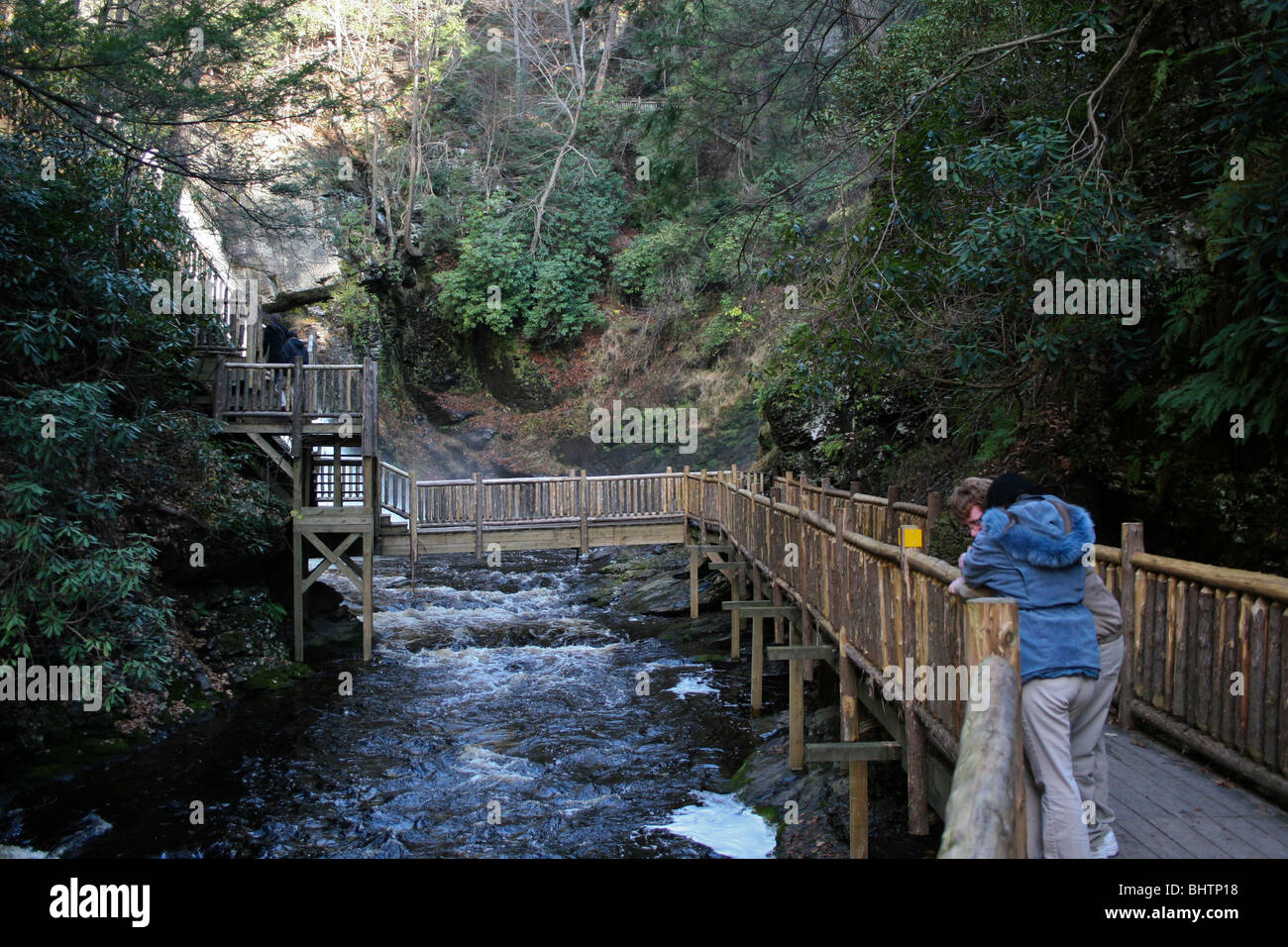 Steps, walkways, bridges and catwalks enhance access to the Upper Gorge ...