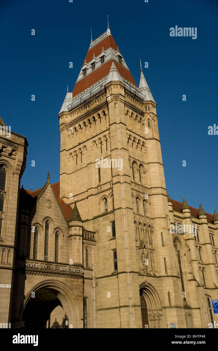 Whitworth Building the University of Manchester from Oxford Road Stock ...