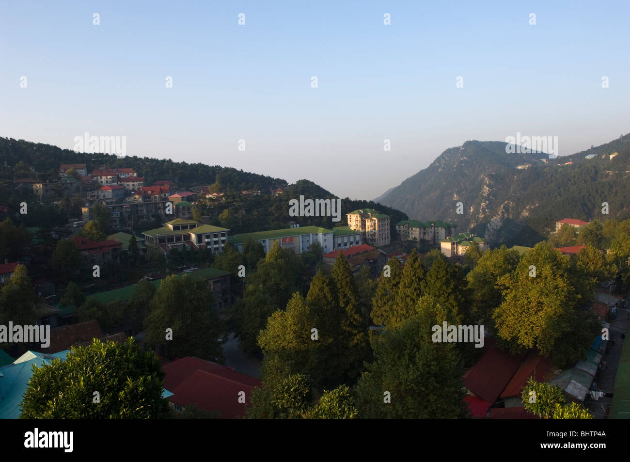 The small town of Guling in Lu Shan mountains. Jiangxi province, China ...