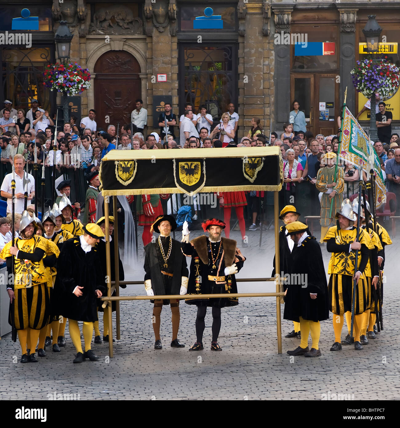 Procession during the Ommegang, Brussels, Belgium Stock Photo - Alamy