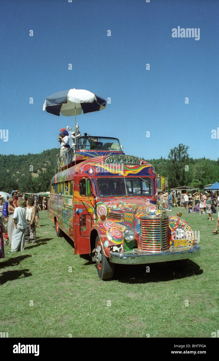 Ken keseys merry prankster bus hi-res stock photography and images - Alamy