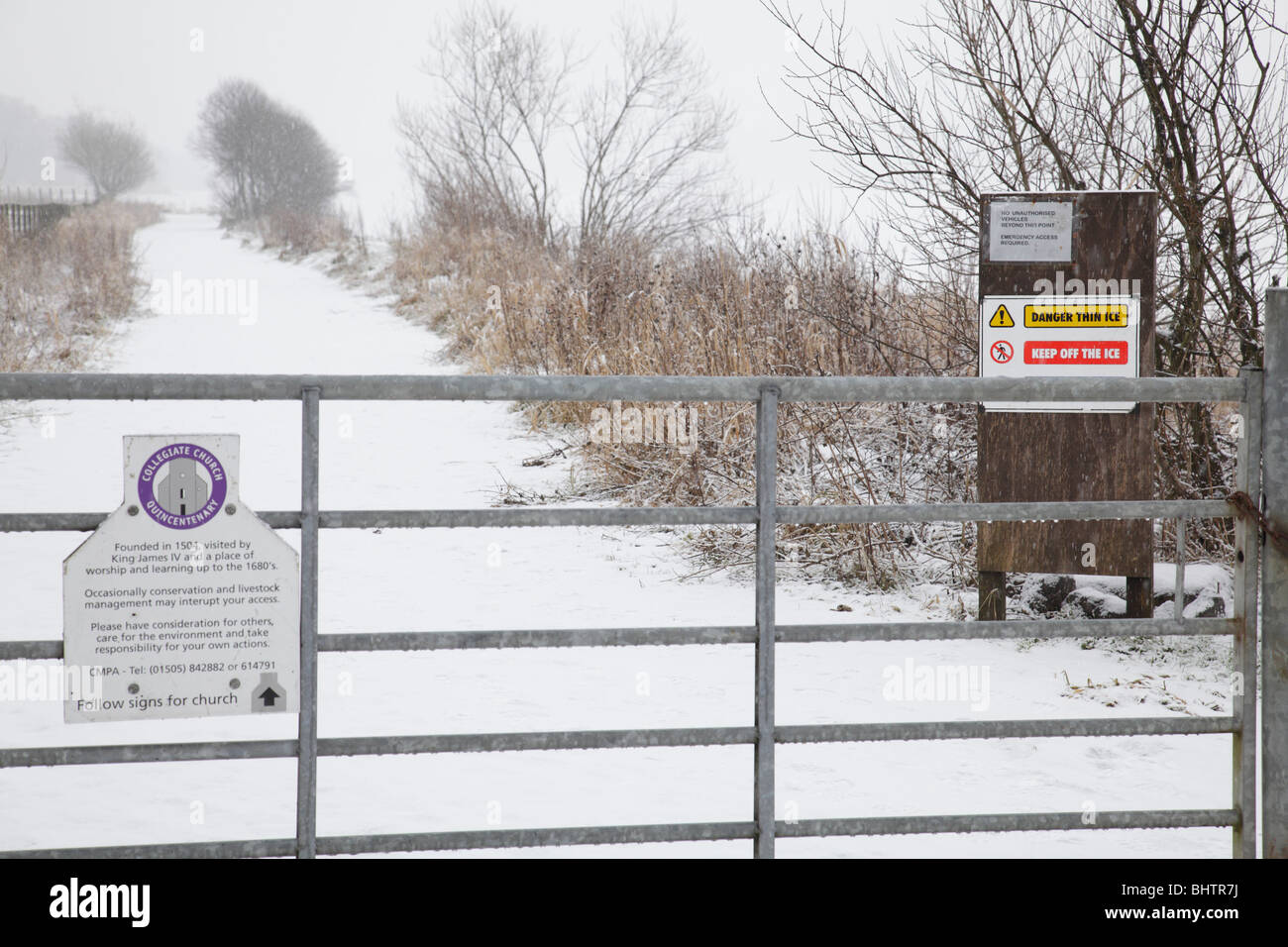 Uk snowy trail hi-res stock photography and images - Alamy